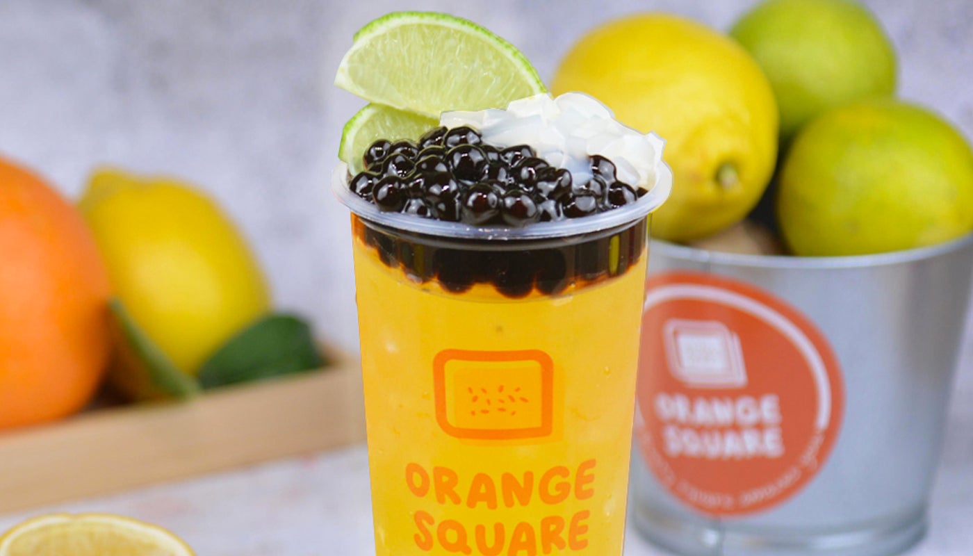 A14. PASSION FRUIT BOBA GAGA 百香果雙響炮 | Orange Square